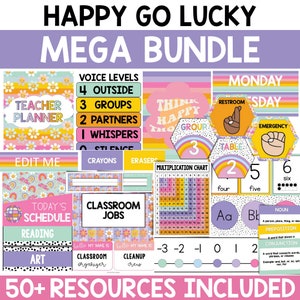 Retro Groovy Classroom Decor, Retro Classroom Management Tools, Groovy ...