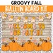 Groovy Halloween Bulletin Board Decor, Retro Halloween Bulletin Board ...