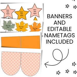 Groovy Fall Bulletin Board Decor, Retro Fall Bulletin Board, Fall ...