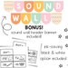 Editable Sound Wall Display for Classroom, Retro Sound Wall Display ...