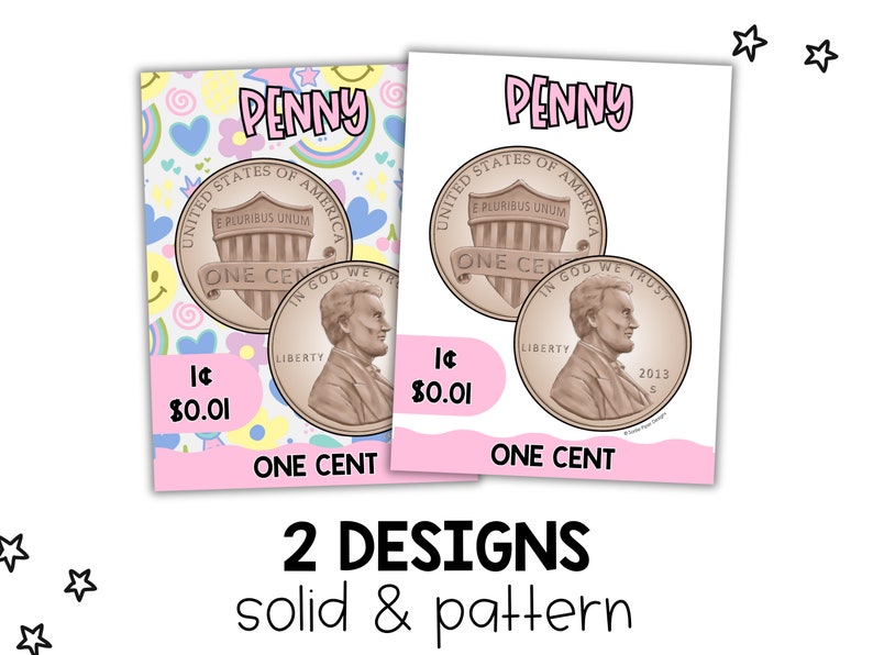 Money Posters for Classroom, American Currency Posters Display for ...