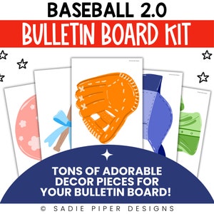 Baseball Bulletin Board Decor, Sports Bulletin Board, Sports Themed ...