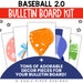Baseball Bulletin Board Decor, Sports Bulletin Board, Sports Themed ...