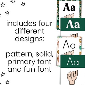 Sign Language Alphabet Posters for the Classroom, Elementary School ...