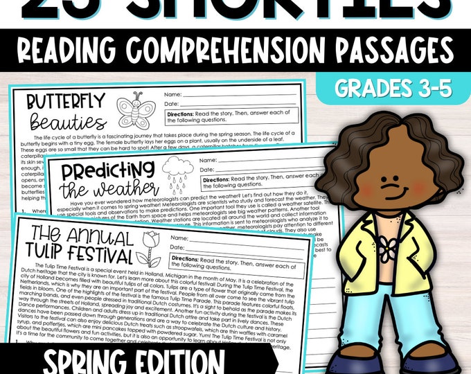 4th Grade Reading Comprehension Worksheets Short Stories Summer Reading ...