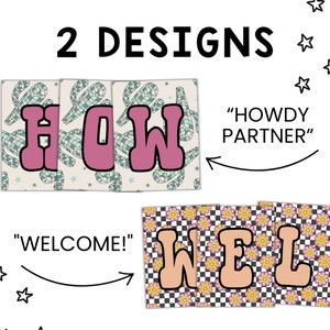 Retro Groovy Classroom Posters, Disco Cowgirl Classroom Decor, Western ...