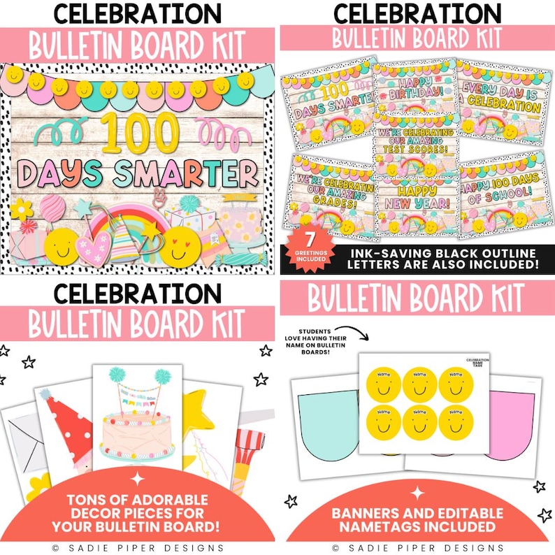 Back to School Bulletin Board Bundle, Fall Bulletin Boards for Entire ...