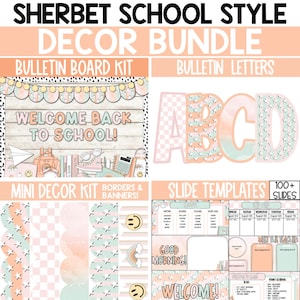 Retro Back to School Slide Templates, End of Year Slides Classroom ...