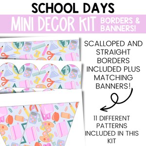 Mini Decor Kit, Retro Classroom Decor, Groovy Bulletin Board Decor, 70s ...