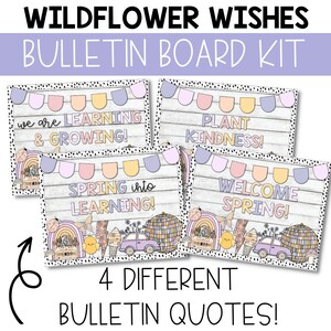 Groovy Retro Spring Bulletin Board Kit, Spring Bulletin Board Kit ...