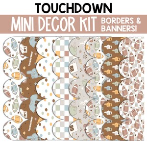 Football Bulletin Board Decor, Sports Bulletin Board, Sports Themed ...