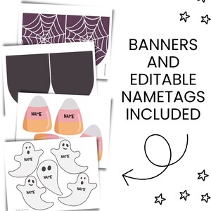 Halloween Bulletin Board Decor, Pink Halloween Bulletin Board ...