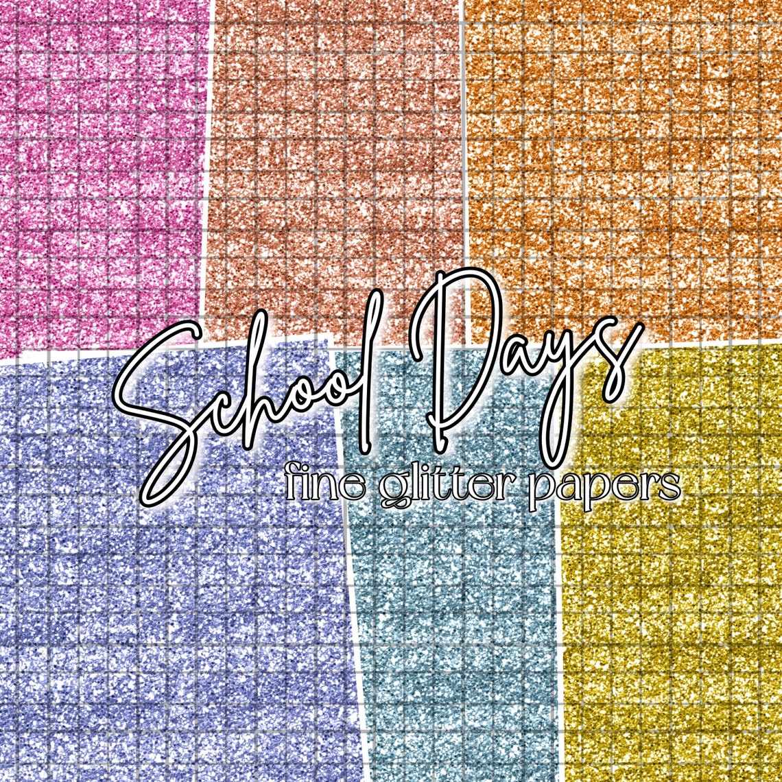 SCHOOL DAYS Paper Back to School Clipart College Clipart - Etsy