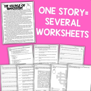 Fall Reading Comprehension Packet, 4th Grade Reading Activities ...