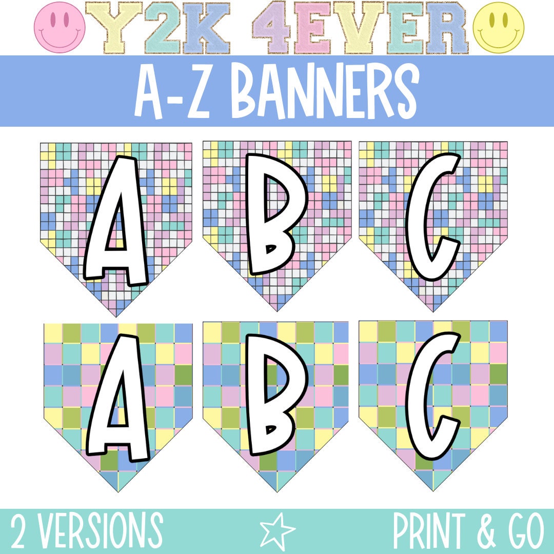 Bulletin Board Letters, Classroom Banners, Banners for Classroom ...
