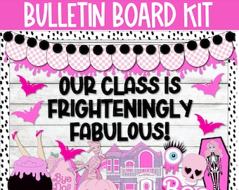 Retro Halloween Bulletin Board Printable Fall Classroom - Etsy