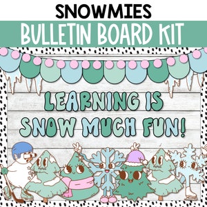 Retro Groovy Winter Bulletin Board Decor, Retro Christmas Bulletin ...