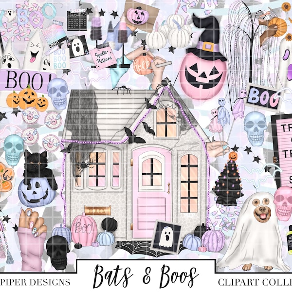 Halloween Clipart - Etsy
