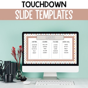 Football Fall Slide Templates, Retro Football Google Slides, Sports ...