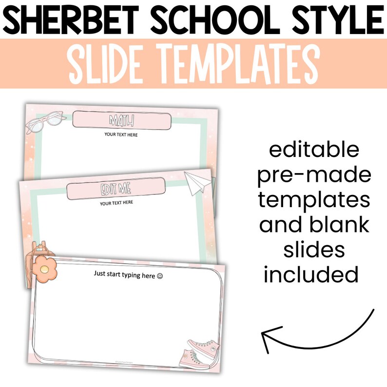 Retro Slide Templates for Classroom, Groovy Slides Templates, Classroom ...