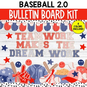 Baseball Bulletin Board Decor, Sports Bulletin Board, Sports Themed ...