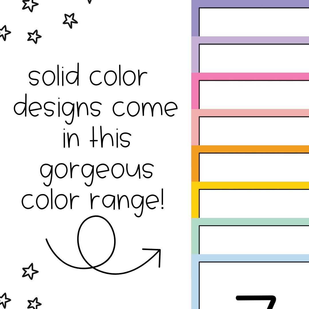 Retro Number Posters, Number Posters With Ten Frames, Ten Frame Number ...
