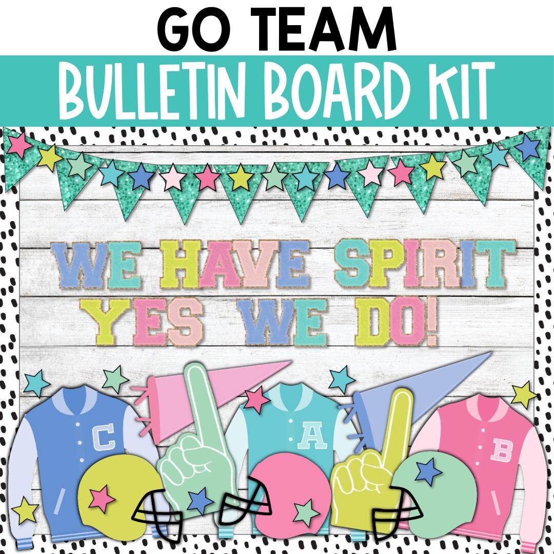 Football Bulletin Board Decor, Sports Bulletin Board, Sports Themed ...