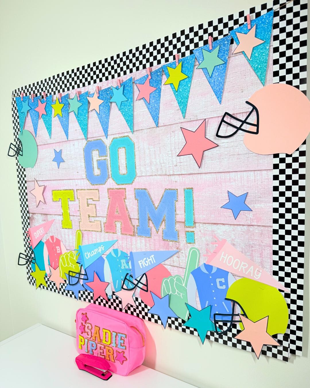 Football Bulletin Board Decor, Sports Bulletin Board, Sports Themed ...