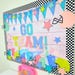Retro Back to School Bulletin Board Decor, Rainbow Classroom Decor ...