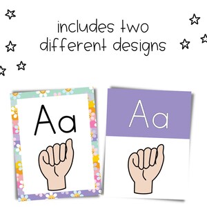 Sign Language Alphabet Posters for the Classroom, Elementary School ...