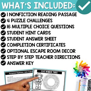 Social Studies Escape Room for Kids, Printable Party Game, Birthday ...