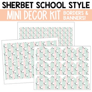 Trendy Bulletin Board Decor Kit, Retro Classroom Decor, Groovy Bulletin ...