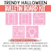 Groovy Halloween Bulletin Board Decor, Retro Halloween Bulletin Board ...
