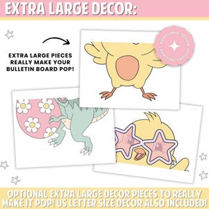 Groovy Retro Easter Bulletin Board Kit, Spring Bulletin Board Kit ...