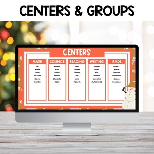 Boho Christmas Slide Templates for Classroom, Holiday Slides Templates ...