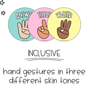 Editable Hand Signal Posters, Retro Hand Signal Posters, Bright Hand ...