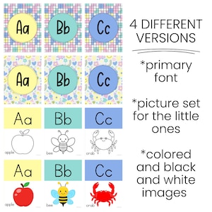 Retro Remix Alphabet Posters, Printable Classroom Decor, Instant ...