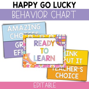 Behavior Clip Chart for Classroom, Reward Chart, Responsibility Chart ...