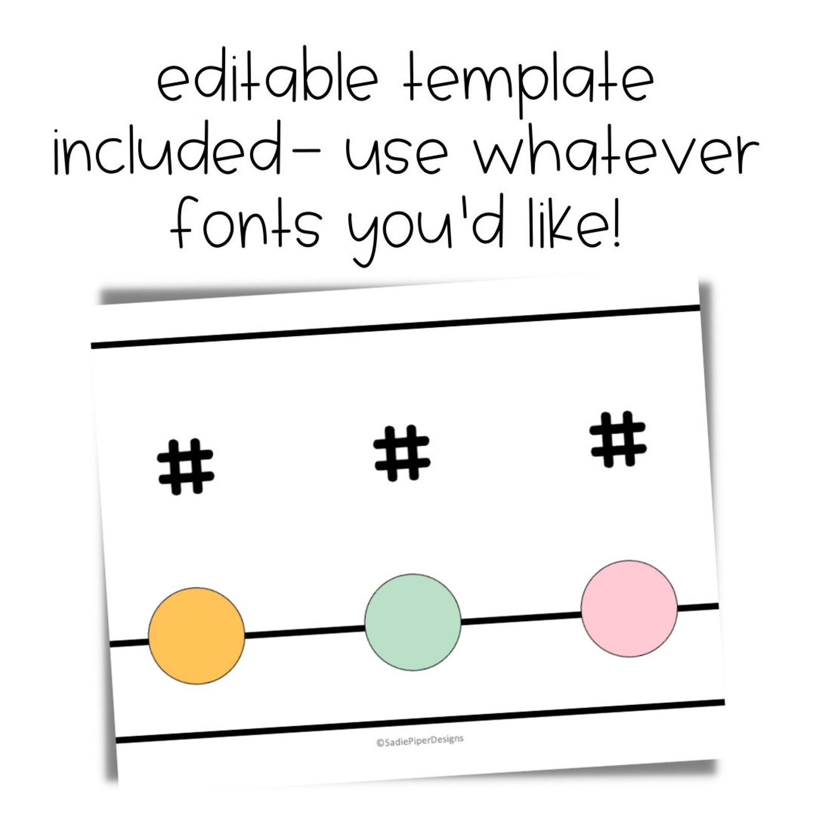 Editable Number Line for Classroom, Number Line With Negatives ...
