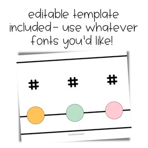 Editable Number Line for Classroom, Number Line With Negatives ...