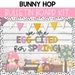 BUNNY HOP Easter Bulletin Board Kit, Spring Bulletin Board Kit ...