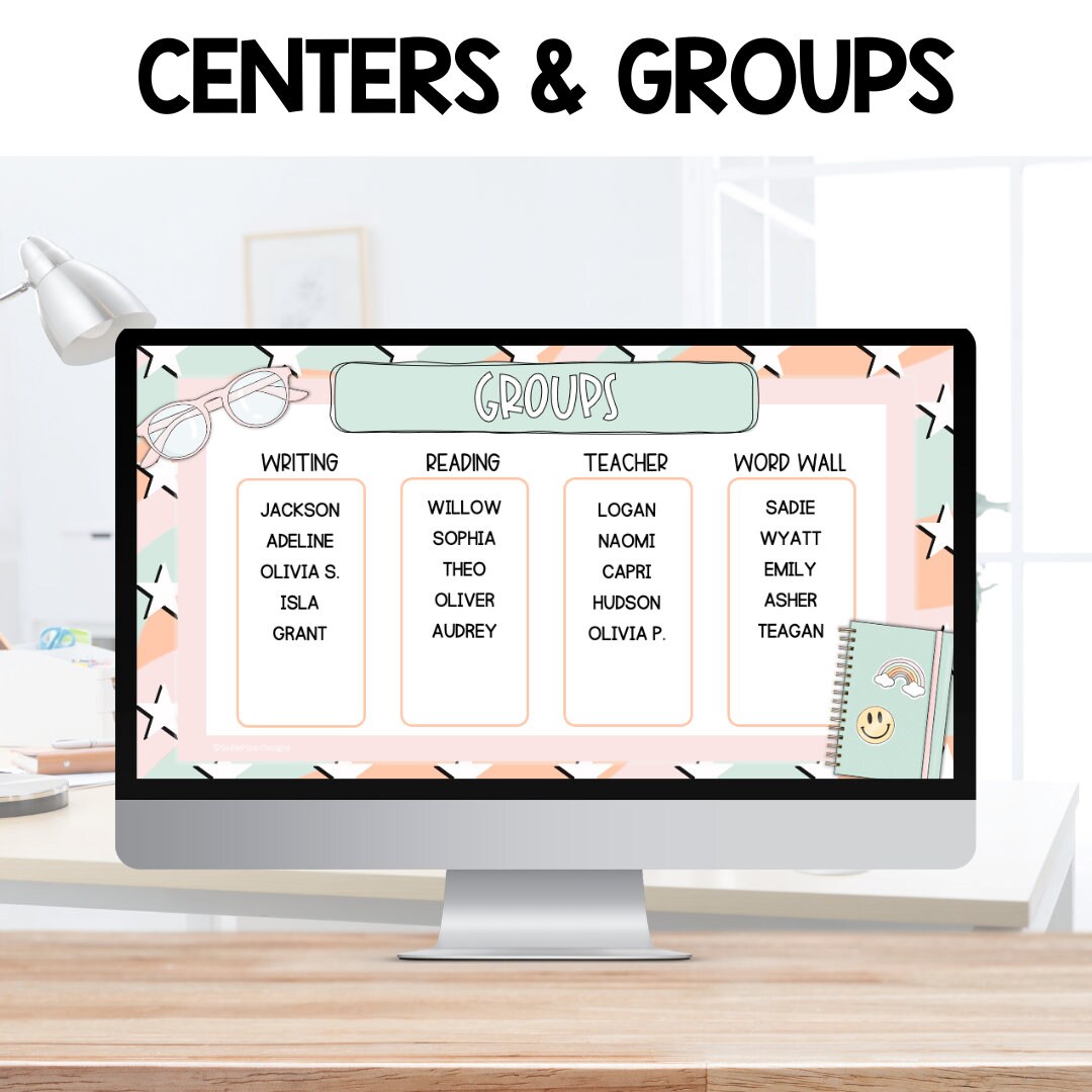 Retro Slide Templates for Classroom, Groovy Slides Templates, Classroom ...