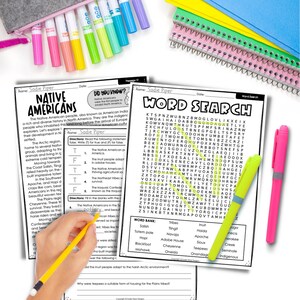 Social Studies Native American Worksheets, Social Studies Interactive ...