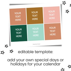 Tropical Calendar Kit, Calendar Pocket Chart Calendar Inserts ...