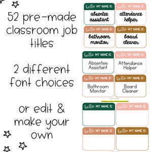 Editable Classroom Job Display, Tropical Classroom Decor, Classroom ...