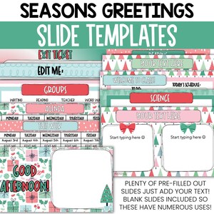 Christmas Bulletin Board Decor, Green Christmas Bulletin Board, Holiday ...