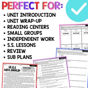 Social Studies Native American Worksheets, Social Studies Interactive ...