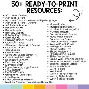 Retro Groovy Classroom Decor, Retro Classroom Management Tools, Groovy ...