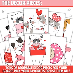 Pets Dog Valentine's Bulletin Board Cats Valentine's Day Classroom ...