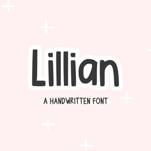 Lillian Font, Handwritten Font, Fonts for Cricut, Teacher Fonts ...